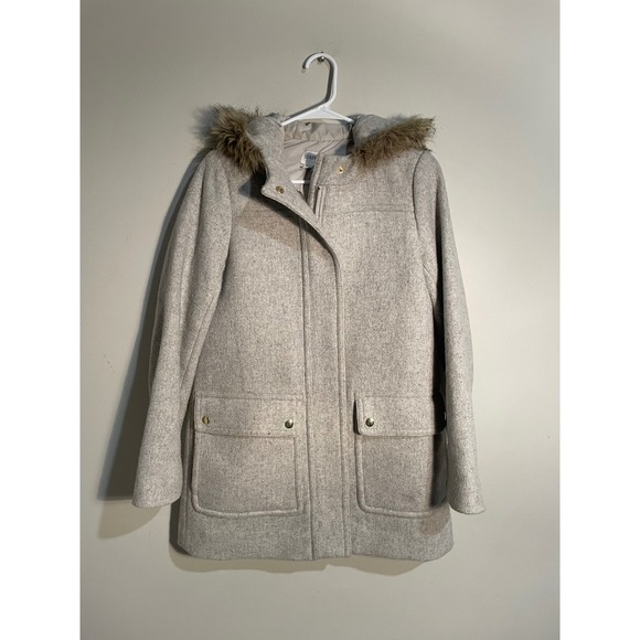 J. Crew Factory | Jackets & Coats | Jcrew Factory Vail Wool Coat Size 2 ...